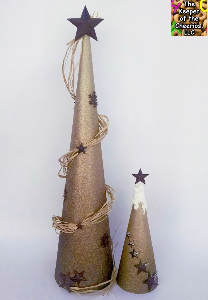 Rustic Christmas Cone Tree - The Keeper of the Cheerios