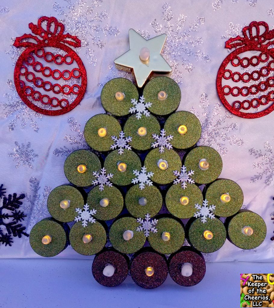 Tea Light Christmas Tree - The Keeper of the Cheerios