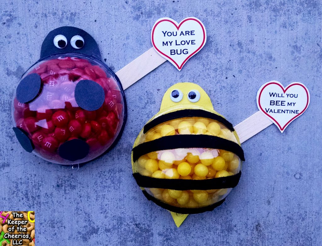 Love Bug Valentines Day Treat Pops - The Keeper of the Cheerios