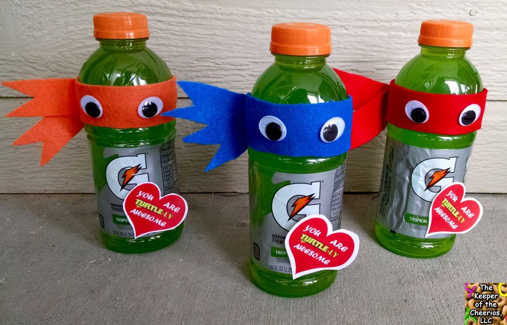Ninja Turtle Valentine Drink - The Keeper of the Cheerios