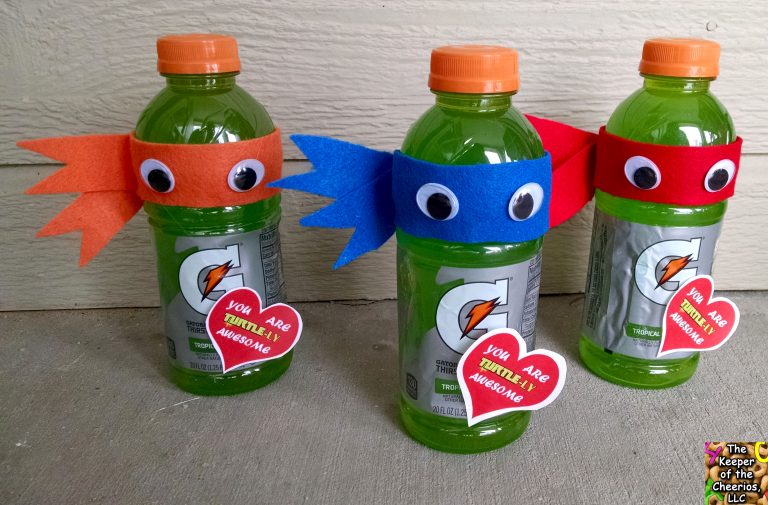 Ninja Turtle Valentine Drink - The Keeper of the Cheerios