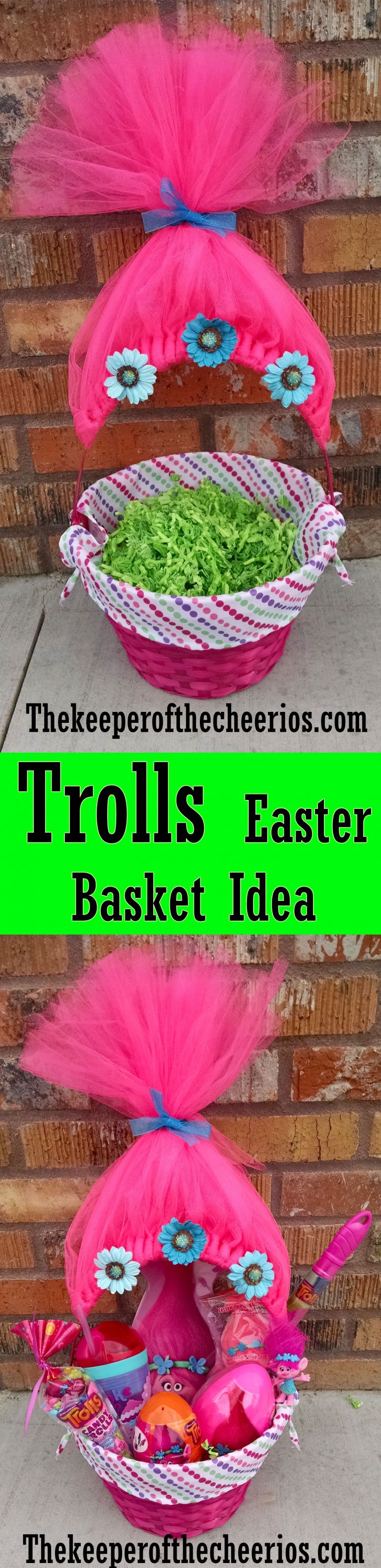 Trolls Movie Easter Basket Idea - The Keeper of the Cheerios