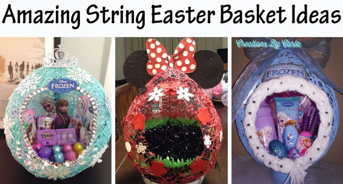 Amazing Easter String Baskets - The Keeper of the Cheerios