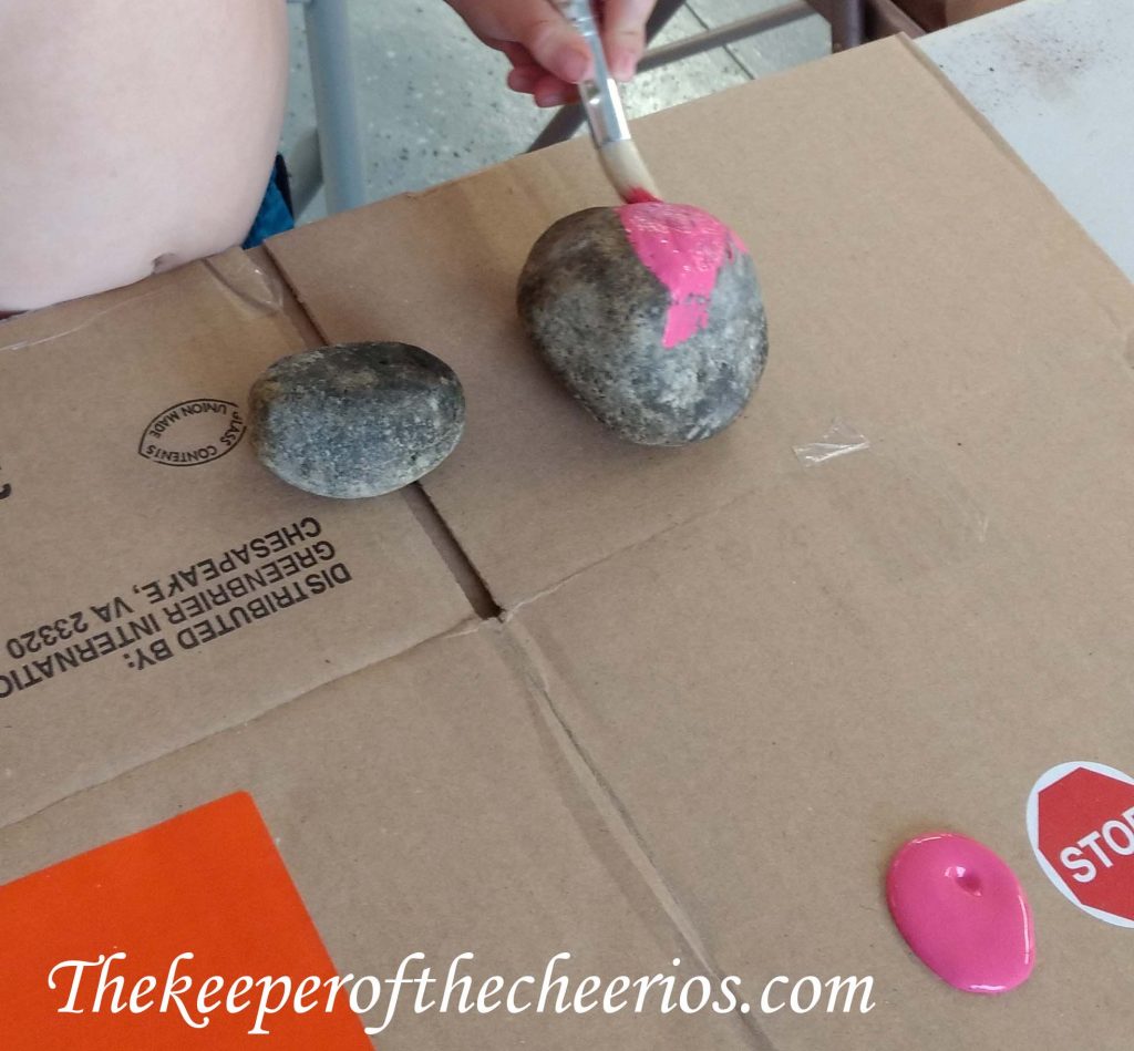TROLL PAINTED ROCKS - The Keeper of the Cheerios