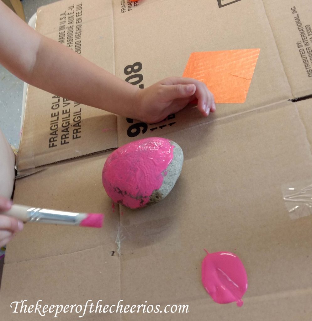 TROLL PAINTED ROCKS - The Keeper of the Cheerios