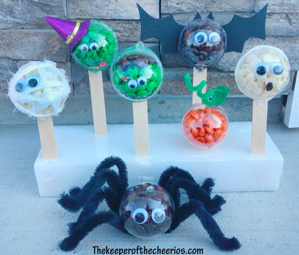 Spooky Halloween Treat Pops - The Keeper of the Cheerios