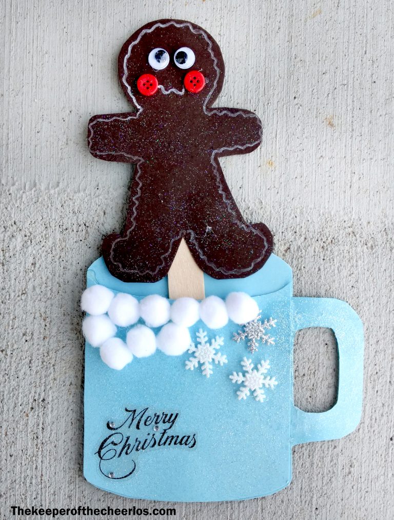 Hot Cocoa Gingerbread Man Craft - The Keeper of the Cheerios