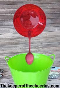 Dollar Store Christmas Candy Dish - The Keeper of the Cheerios