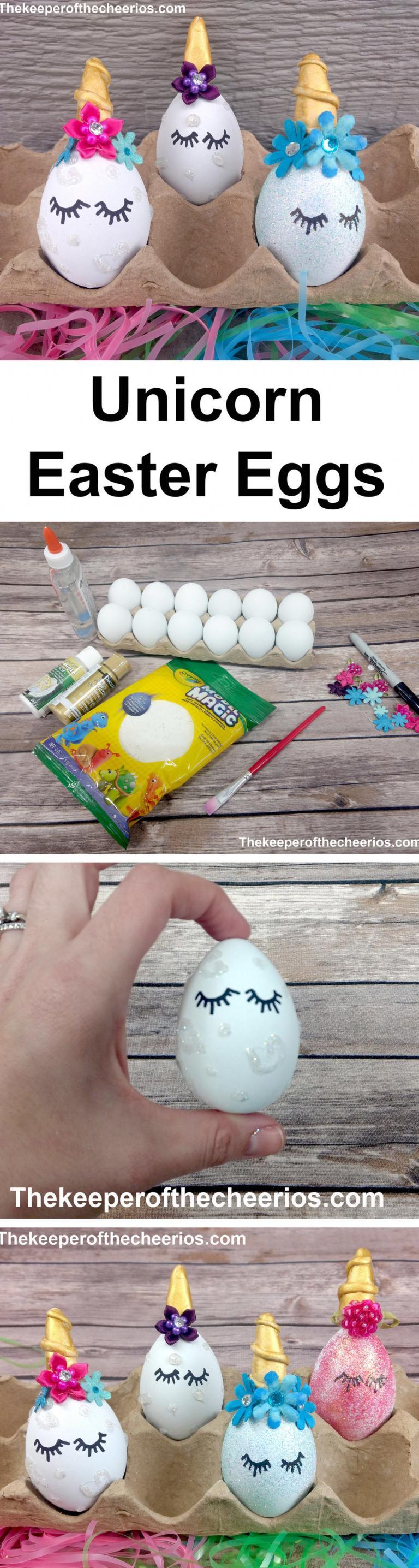 Unicorn Easter Eggs - The Keeper of the Cheerios