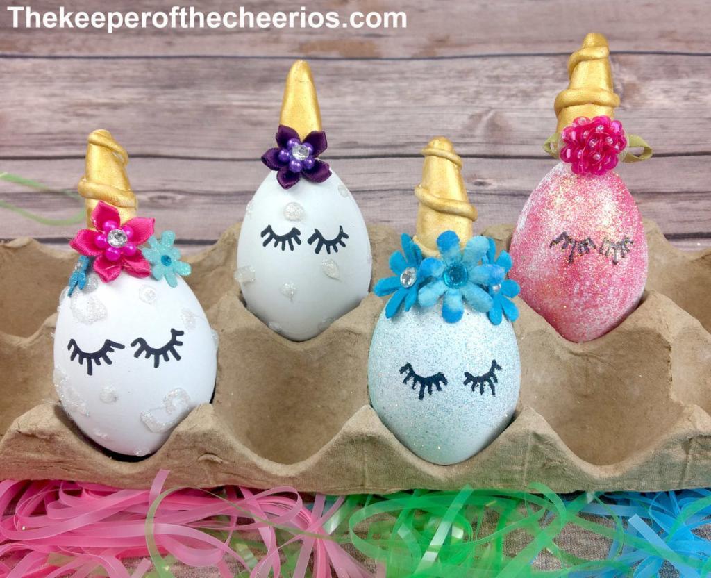 Unicorn Easter Eggs - The Keeper of the Cheerios