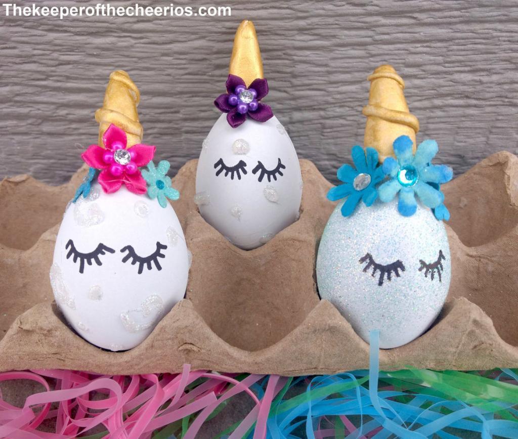 Unicorn Easter Eggs - The Keeper of the Cheerios
