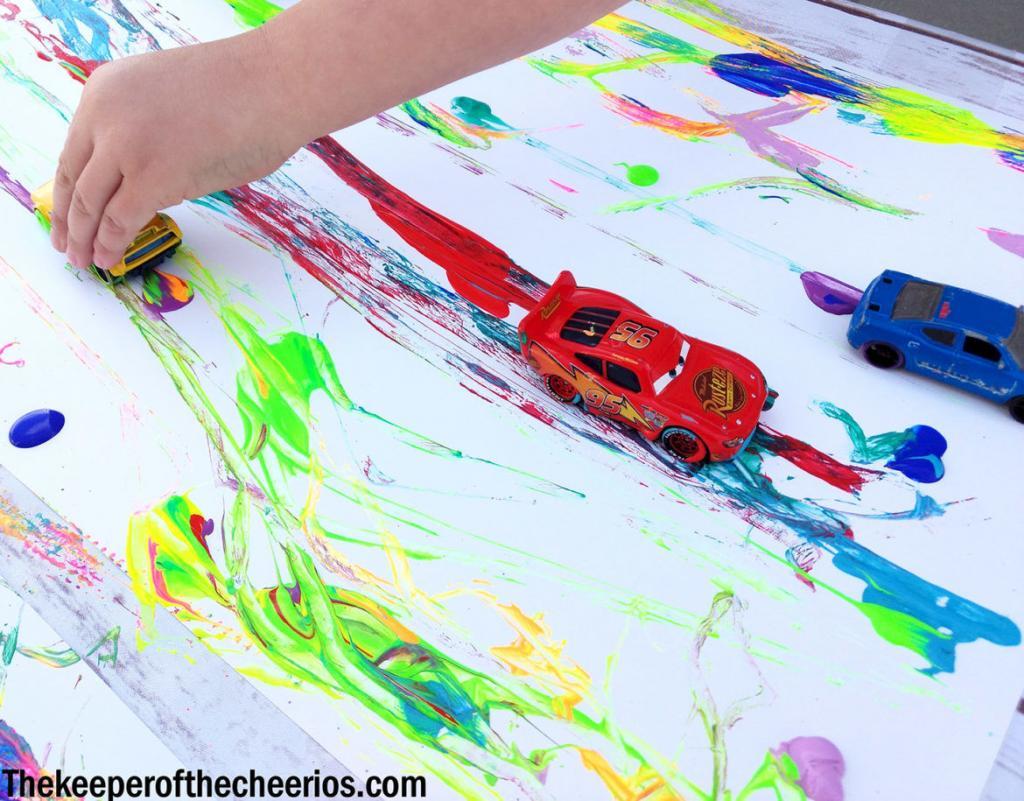 Painting With Cars - The Keeper of the Cheerios
