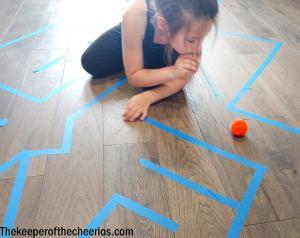 Straw Maze Activity - The Keeper of the Cheerios