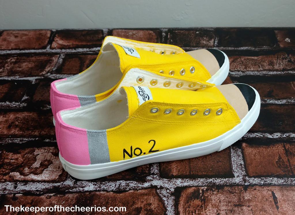 DIY Pencil Shoes - The Keeper of the Cheerios
