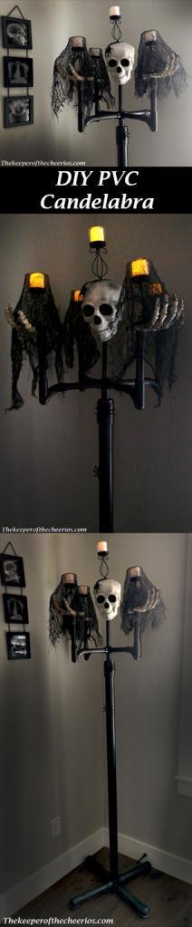 DIY PVC Candelabra - The Keeper of the Cheerios