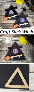 Craft Stick Witch - The Keeper of the Cheerios