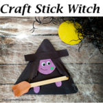 Craft Stick Witch - The Keeper of the Cheerios