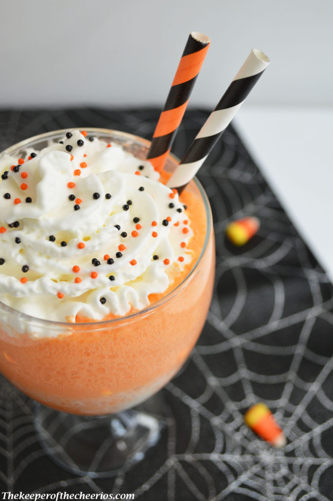 Candy Corn Floats - The Keeper of the Cheerios