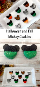 Halloween and Fall Mickey Cookies - The Keeper of the Cheerios