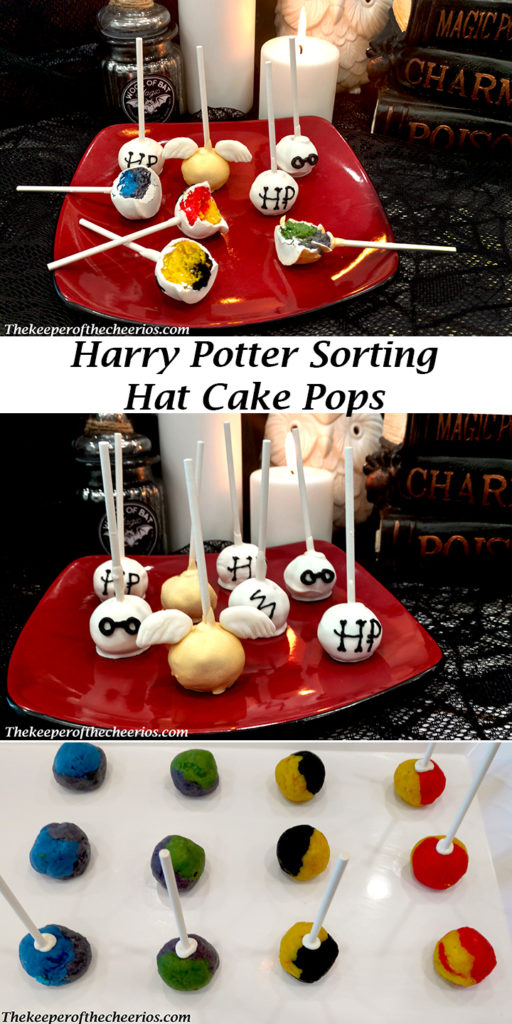 Harry Potter Sorting Hat Cake Pops - The Keeper of the Cheerios
