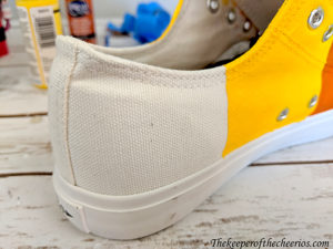 Halloween Candy Corn Shoes - The Keeper of the Cheerios