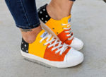 Halloween Candy Corn Shoes - The Keeper of the Cheerios