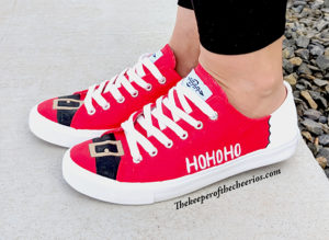 DIY Santa Belt Shoes - The Keeper of the Cheerios