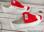 DIY Santa Belt Shoes - The Keeper of the Cheerios