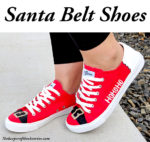DIY Santa Belt Shoes - The Keeper of the Cheerios