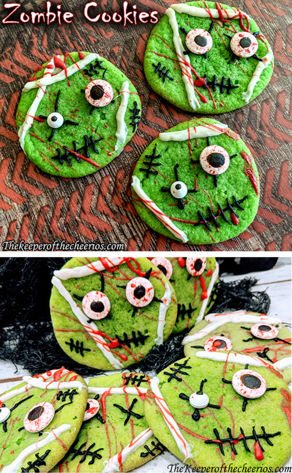 Creepy Zombie Cookies - The Keeper of the Cheerios
