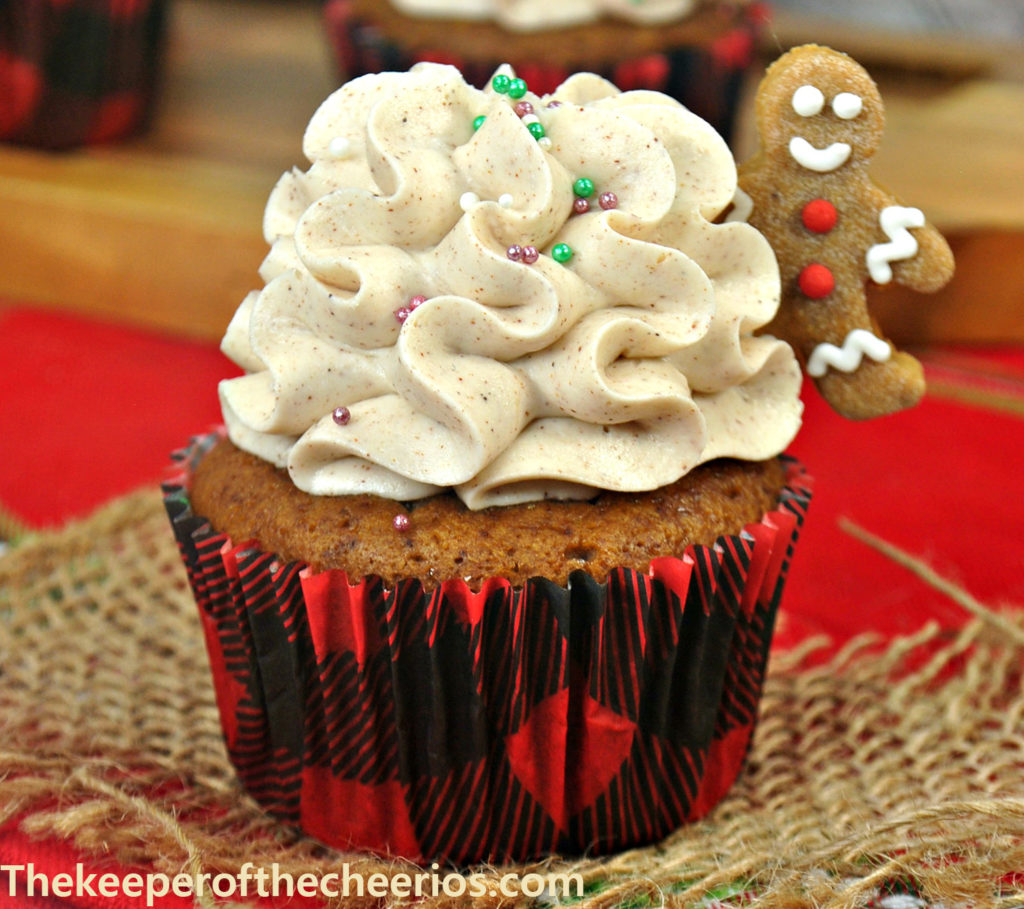Gingerbread Cupcakes - The Keeper of the Cheerios