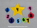 Christmas Tree Number and Color Sorting Race - The Keeper of the Cheerios