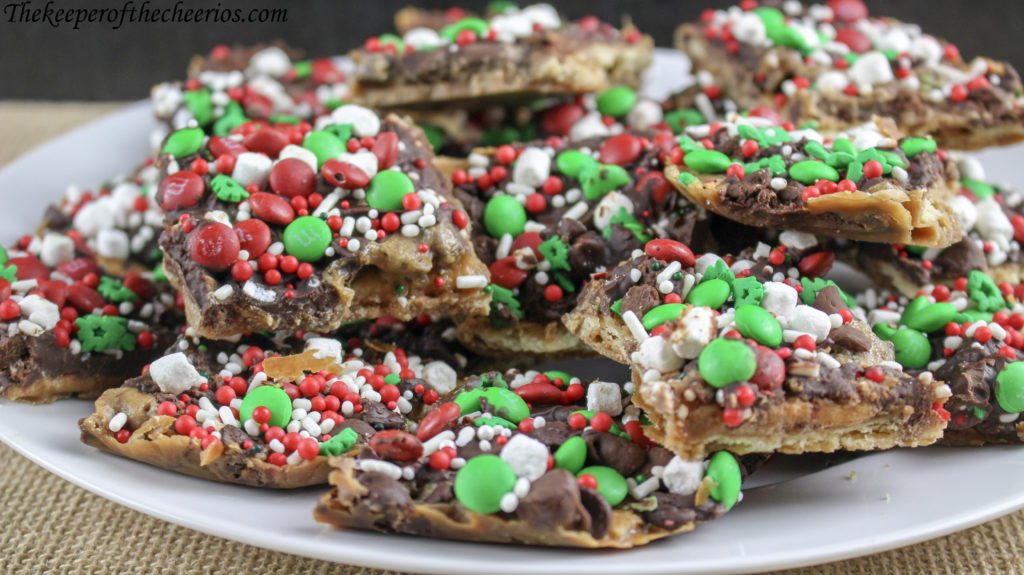 Christmas Crack (Saltine Toffee) - The Keeper of the Cheerios
