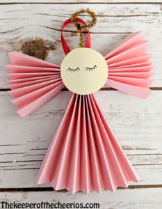 Folded Paper Angel - The Keeper of the Cheerios