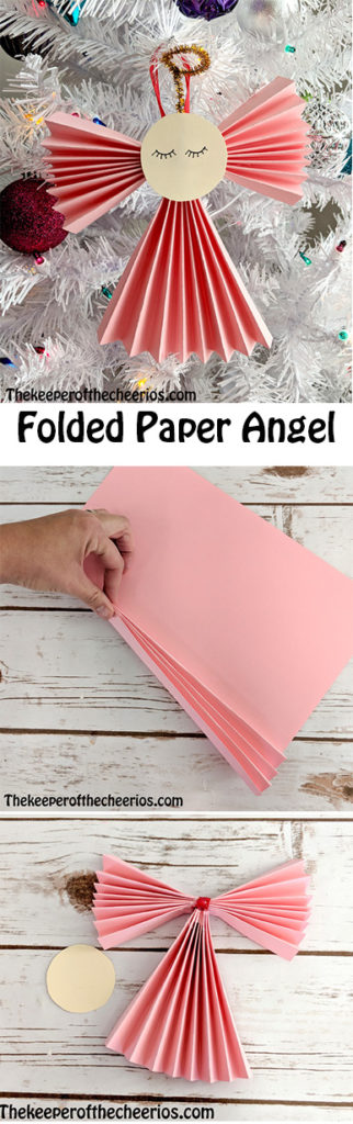 Folded Paper Angel - The Keeper of the Cheerios