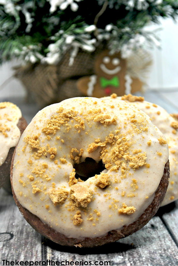 Gingerbread Donuts - The Keeper of the Cheerios