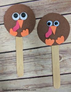 Super Silly Craft Stick Turkeys - The Keeper of the Cheerios