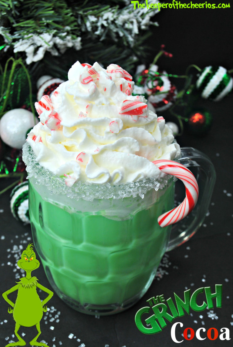 Grinch Hot Cocoa - The Keeper of the Cheerios
