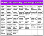30 Day De-Cluttering / Cleaning Challenge - The Keeper of the Cheerios