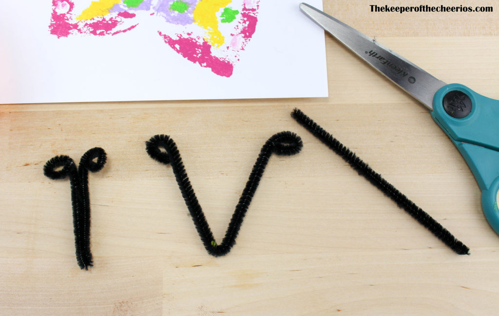 Butterfly Sponge Art - The Keeper of the Cheerios