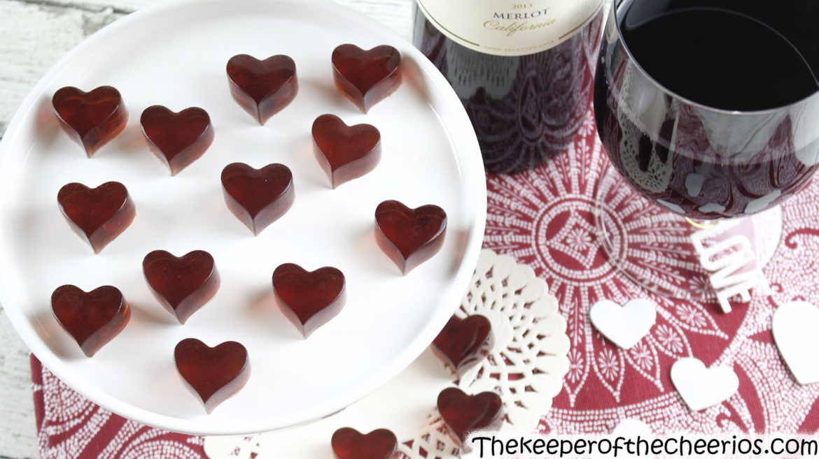 Red Wine Gummy Hearts - The Keeper of the Cheerios