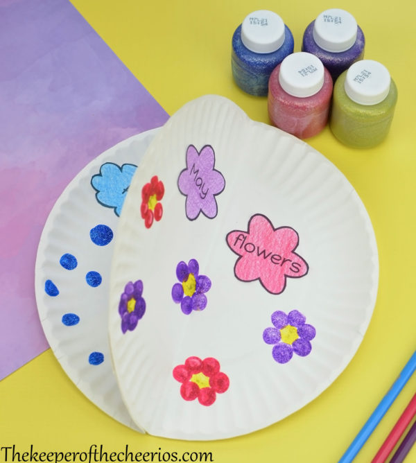 April Showers Paper Plate Craft - The Keeper of the Cheerios