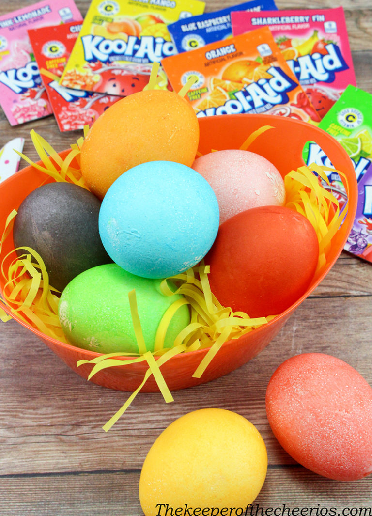 Kool-Aid Easter Eggs - The Keeper of the Cheerios