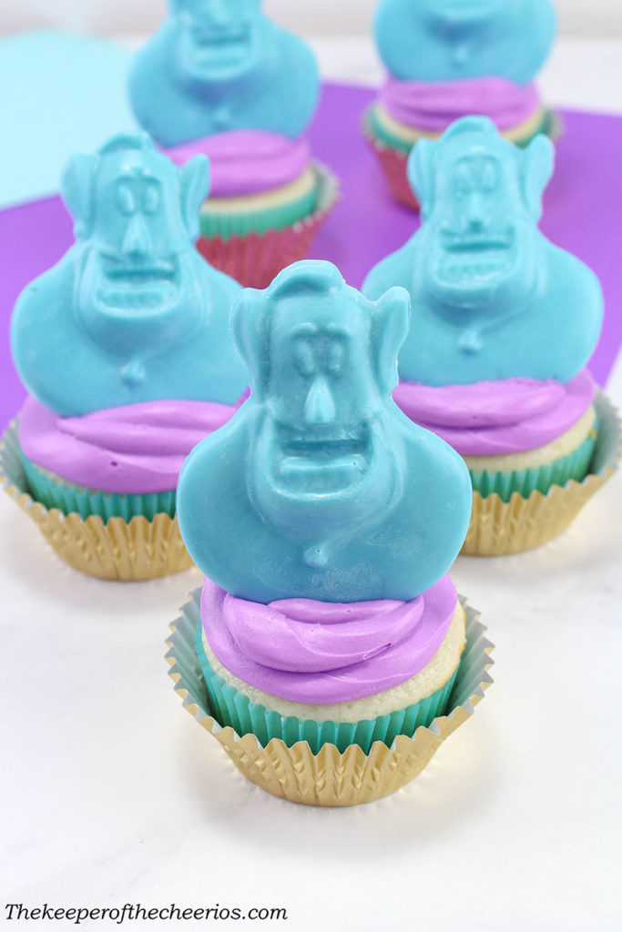 Aladdin Genie Cupcakes - The Keeper of the Cheerios
