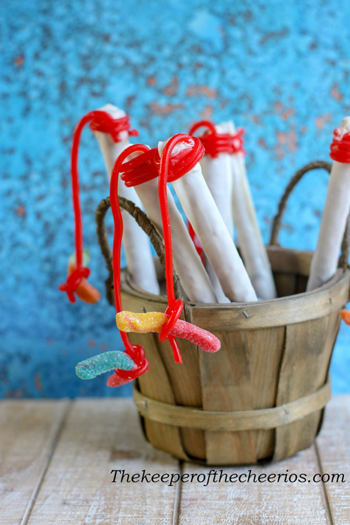 Fishing Rod Pretzels - The Keeper of the Cheerios
