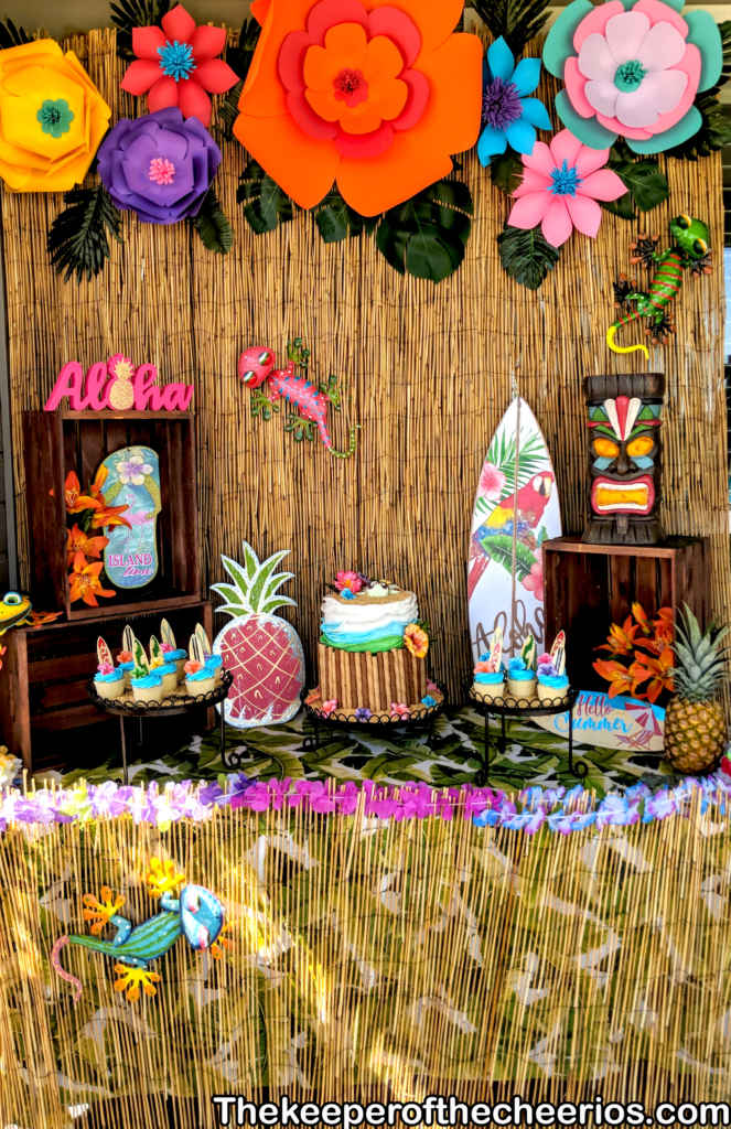 Hawaiian Luau Party - The Keeper of the Cheerios