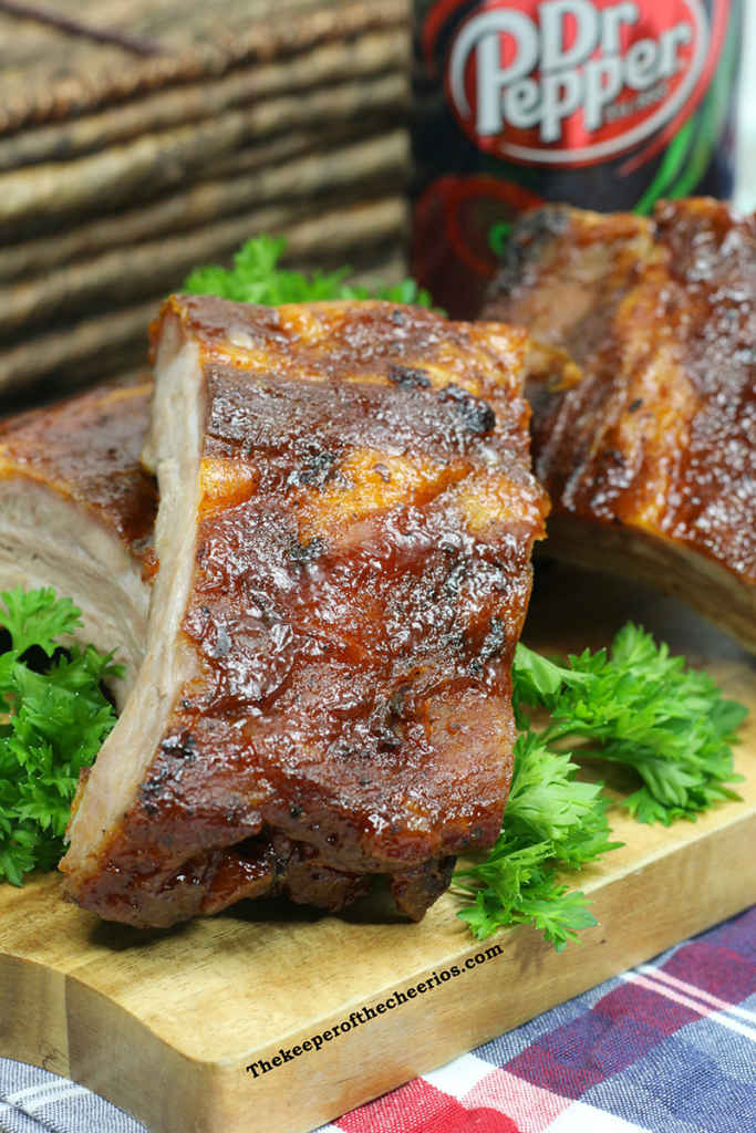 Cherry Dr. Pepper BBQ Ribs - The Keeper of the Cheerios