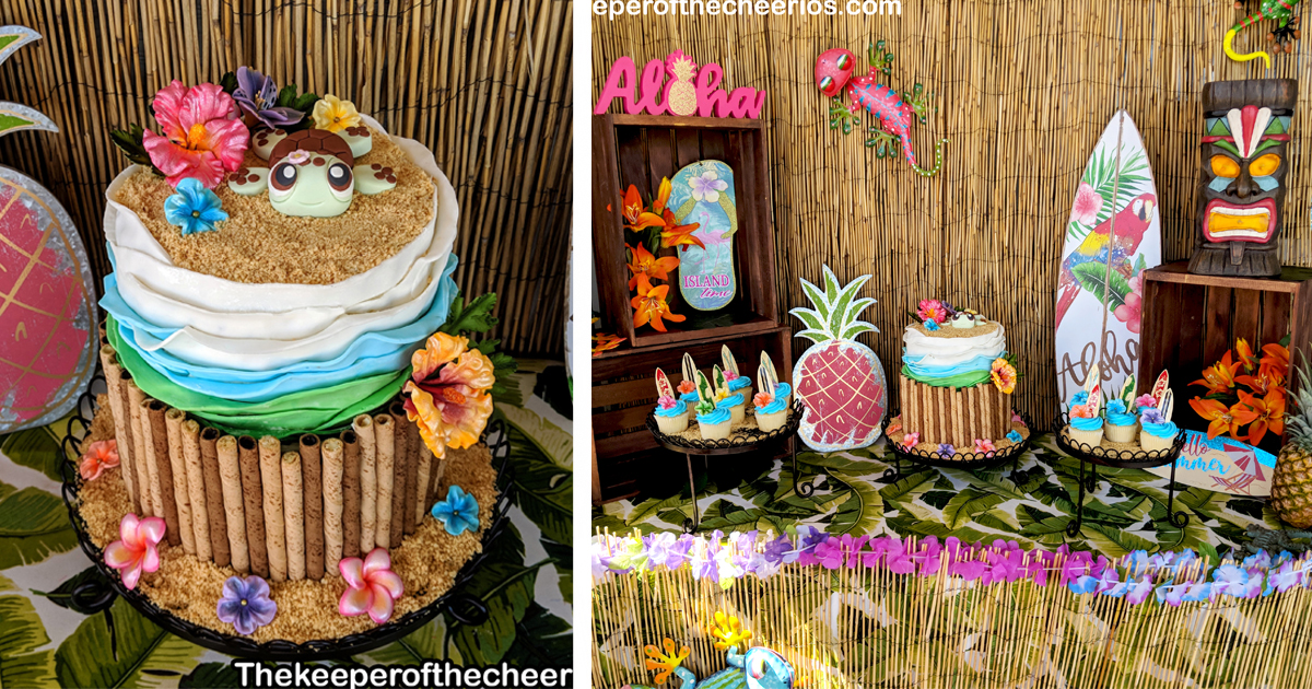 Hawaiian Luau Party - The Keeper of the Cheerios
