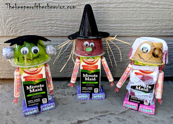 Halloween Juice Box People - The Keeper of the Cheerios