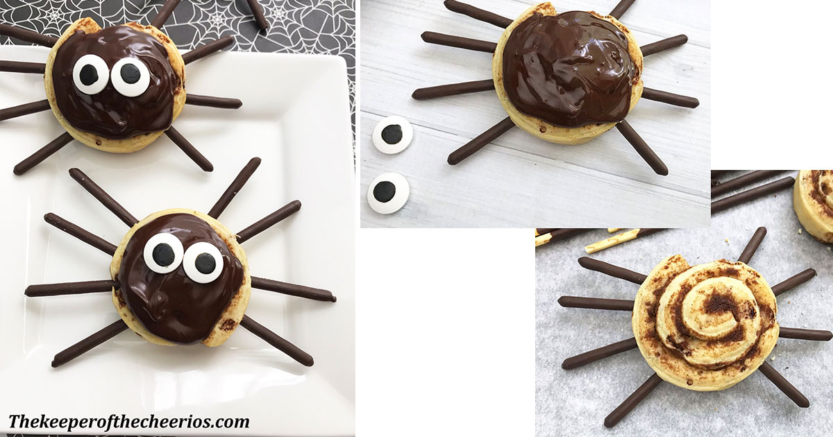 Cinnamon Roll Spiders - The Keeper of the Cheerios